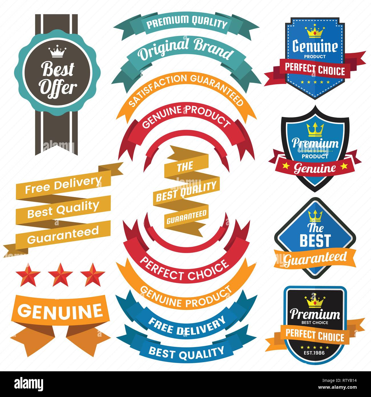 Vintage Retro Vector Logo for banner, poster, flyer Stock Vector Image ...