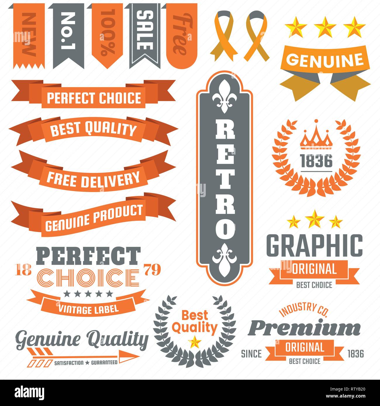 Vintage Retro Vector Logo for banner, poster, flyer Stock Vector Image ...