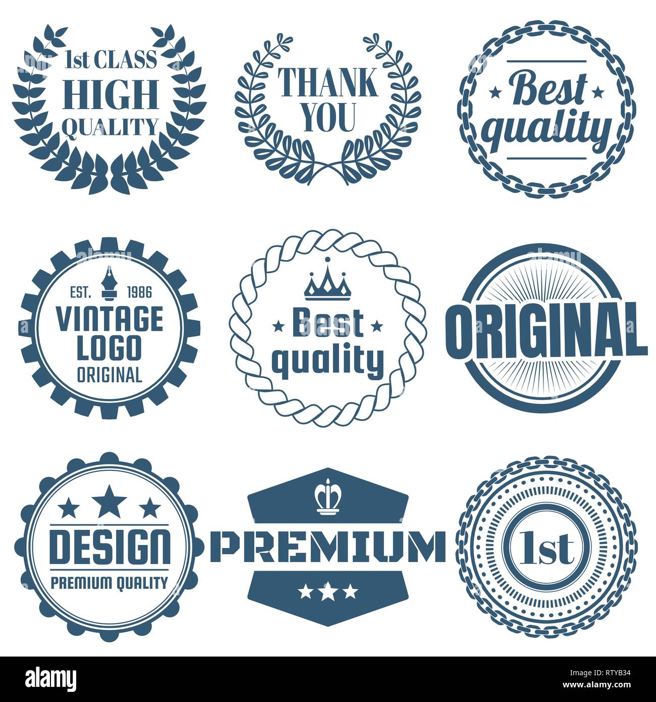 Vintage Retro Vector Logo for banner, poster, flyer Stock Vector Image ...