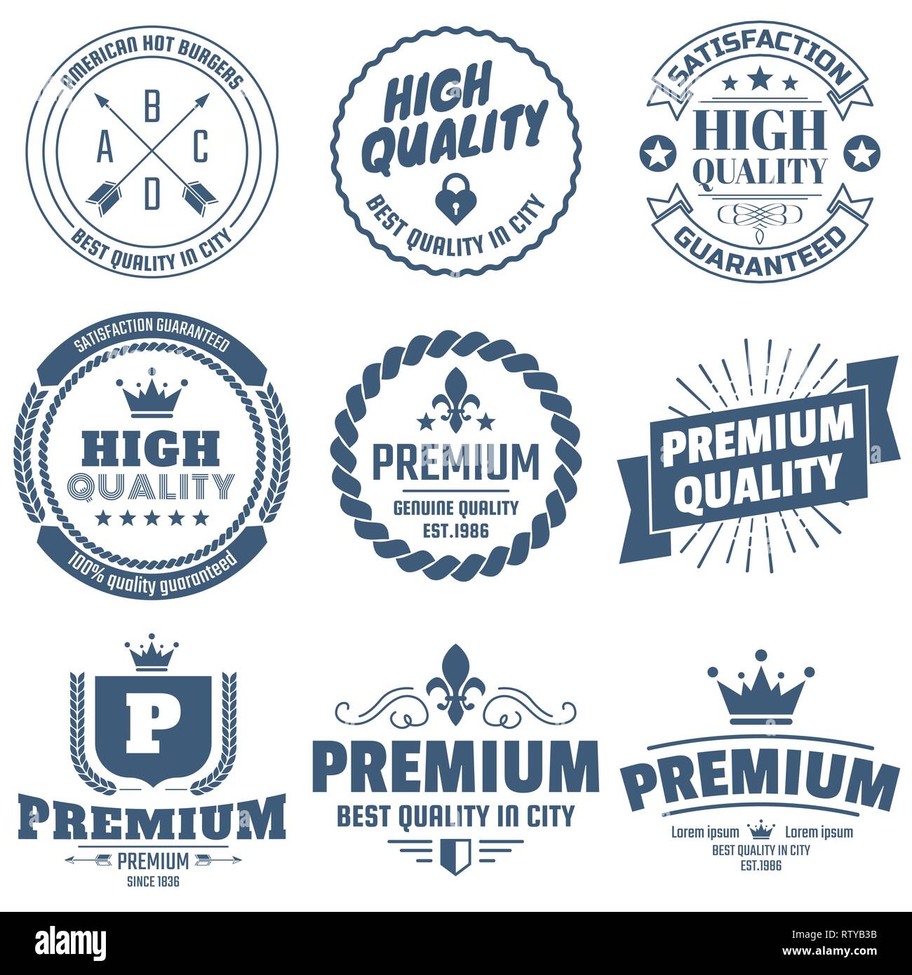 Vintage Retro Vector Logo for banner, poster, flyer Stock Vector Image ...