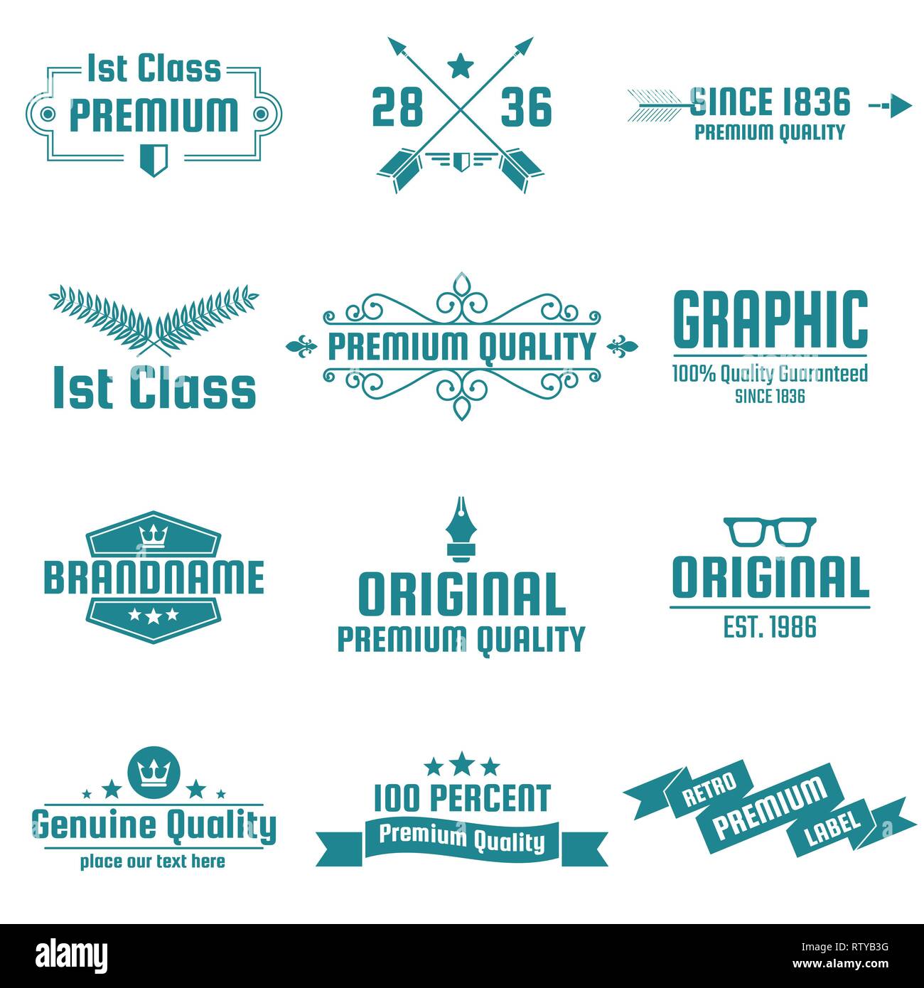 Vintage Retro Vector Logo for banner, poster, flyer Stock Vector Image ...