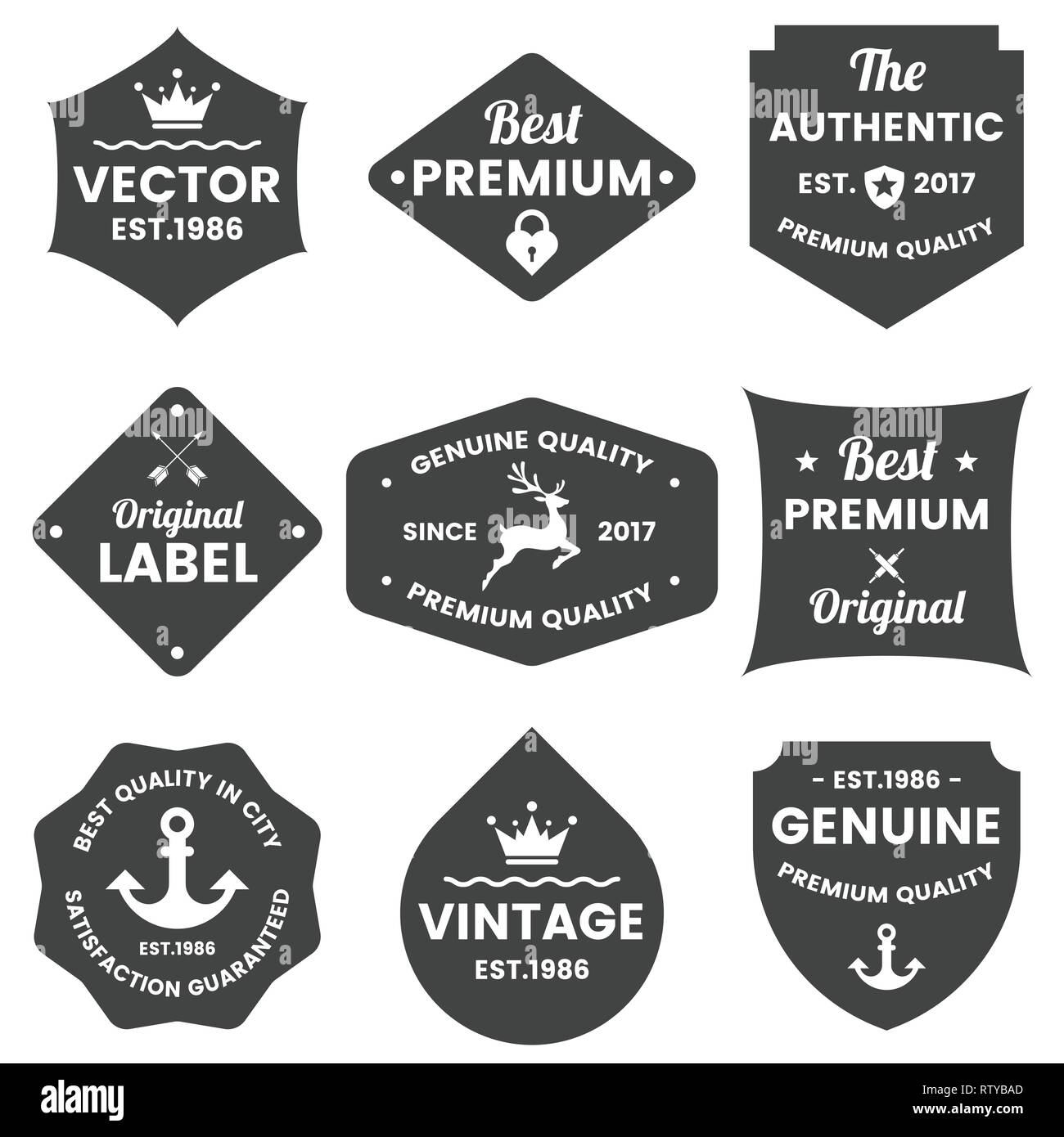 Vintage Retro Vector Logo for banner, poster, flyer Stock Vector Image ...