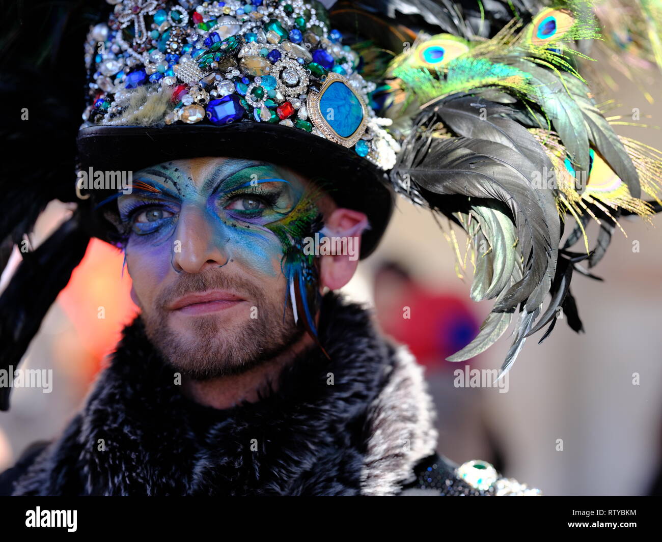 Venice Carnival Mask Festival 2019 Stock Photo - Alamy