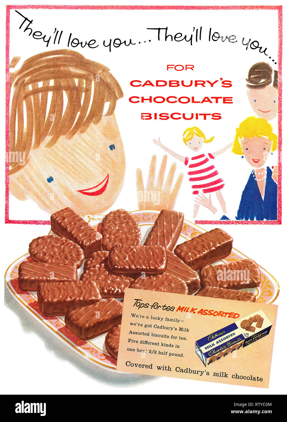 Old cadbury chocolate hi-res stock photography and images - Alamy