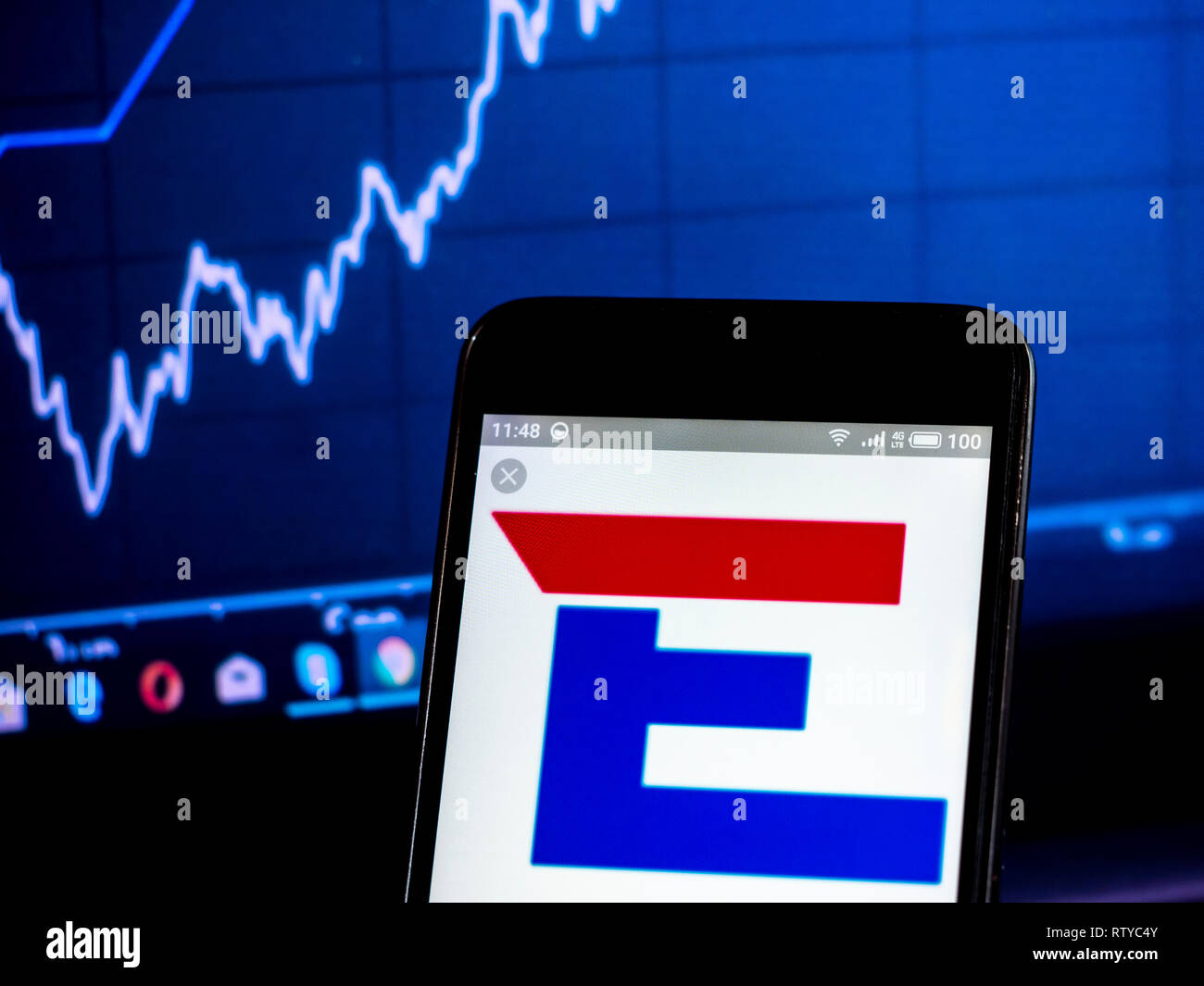 Engility Scientific Analytical Corporation logo seen displayed on smart phone Stock Photo - Alamy