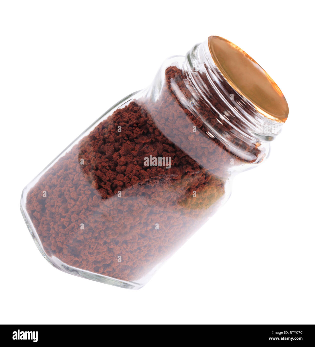 Jar of Instant Coffee Isolated Stock Photo - Alamy