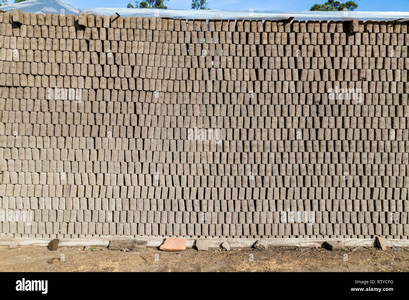 Hand made brick production hi-res stock photography and images - Alamy