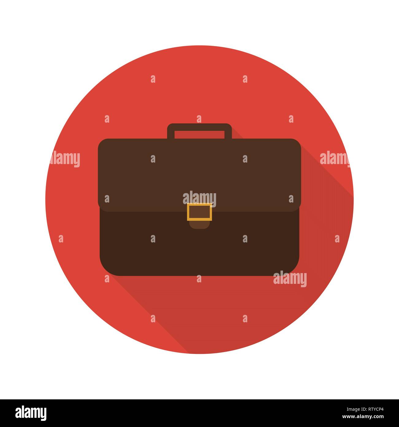 Brief icon simple illustration Cut Out Stock Images & Pictures - Alamy
