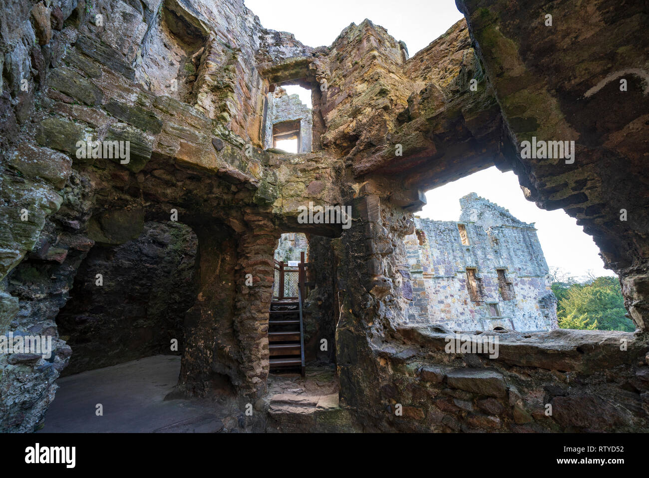 Dirleton castle scotland scottish castles hi-res stock photography and ...