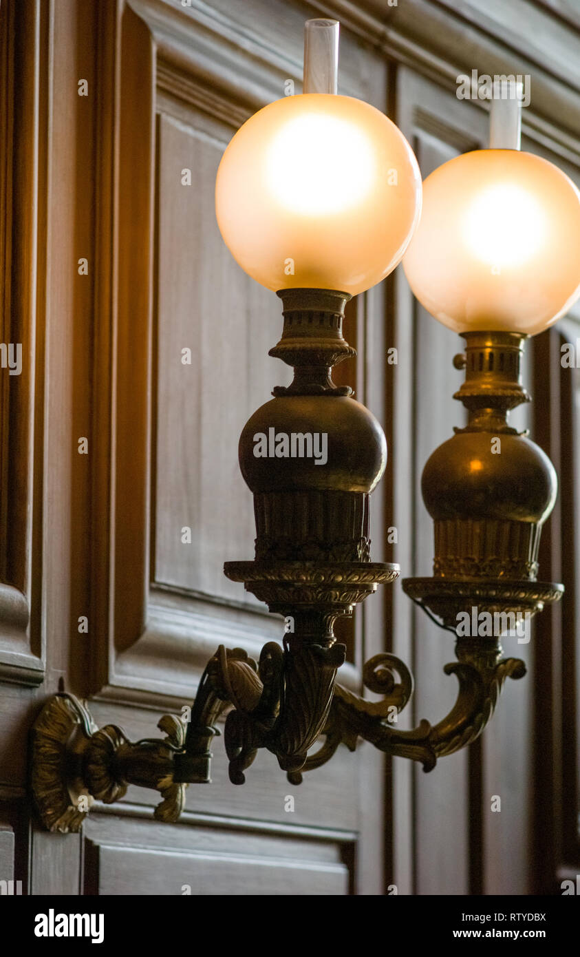 An ancient sconce, France Stock Photo - Alamy