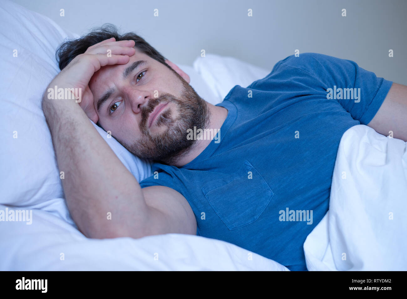 Sad family bed hi-res stock photography and images - Alamy