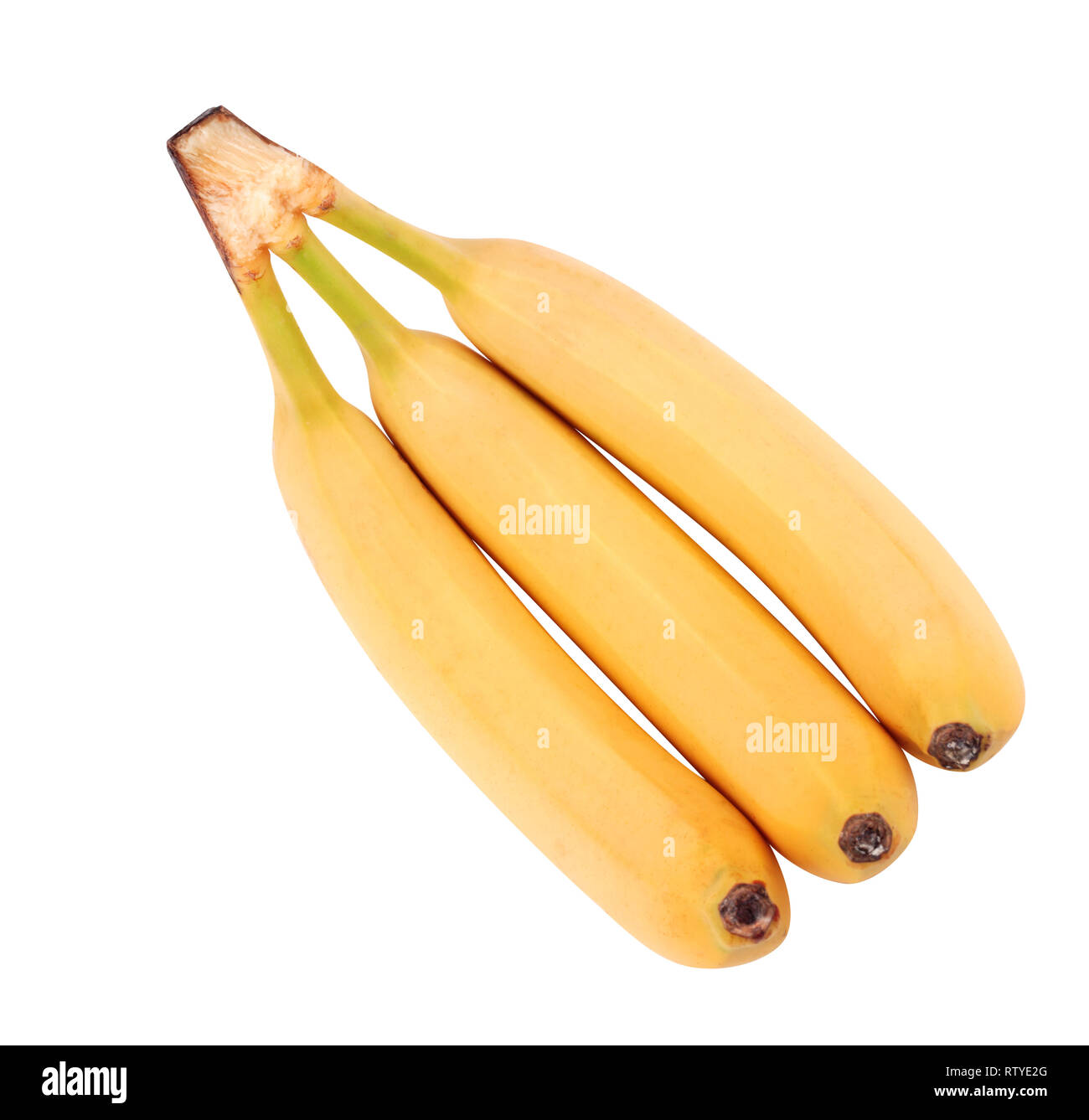 many yellow banana isolated Stock Photo - Alamy