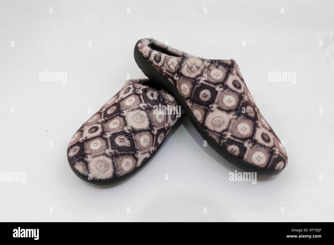 Colorful Home Slippers Stock Photo - Alamy