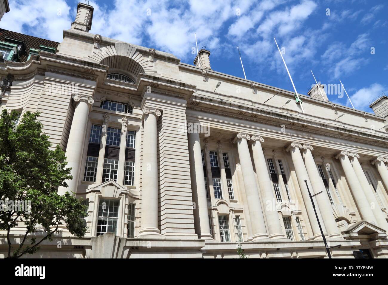 London County Hall - listed building in the UK Stock Photo - Alamy