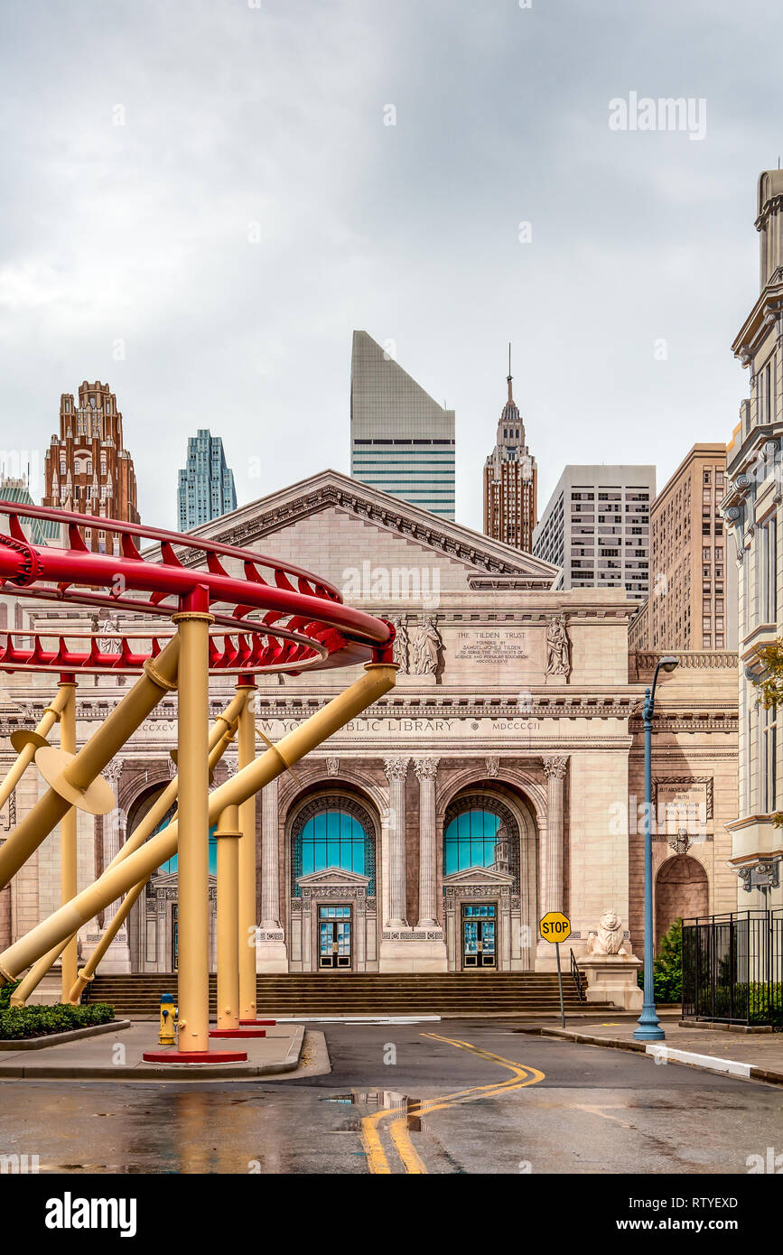ORLANDO, FLORIDA, USA - DECEMBER, 2018: The New York Public Library at ...