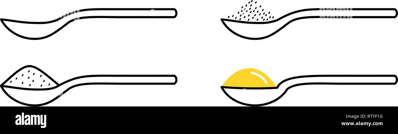 Spoon ful Stock Vector Images - Alamy