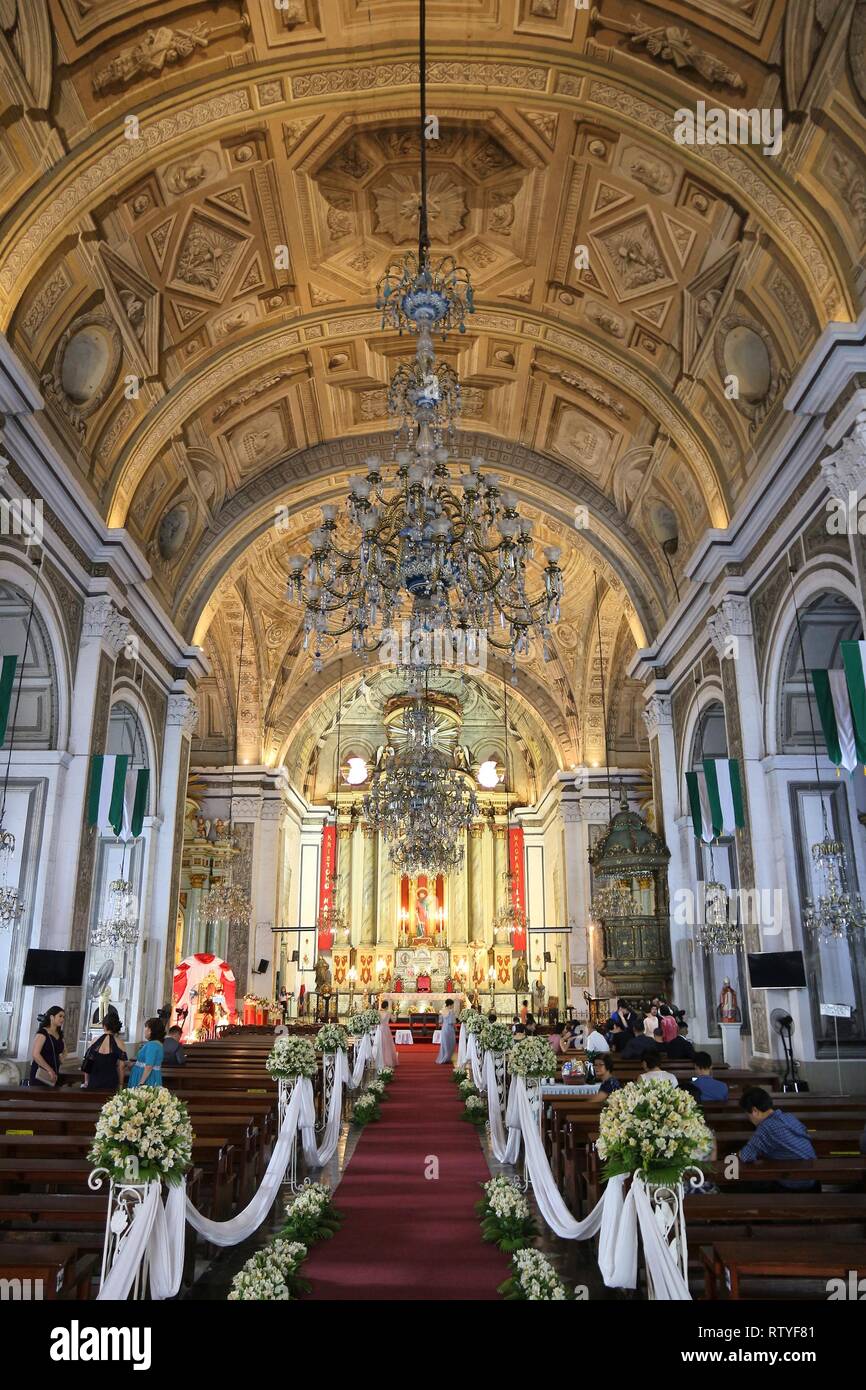 San agustin church manila hi-res stock photography and images - Alamy