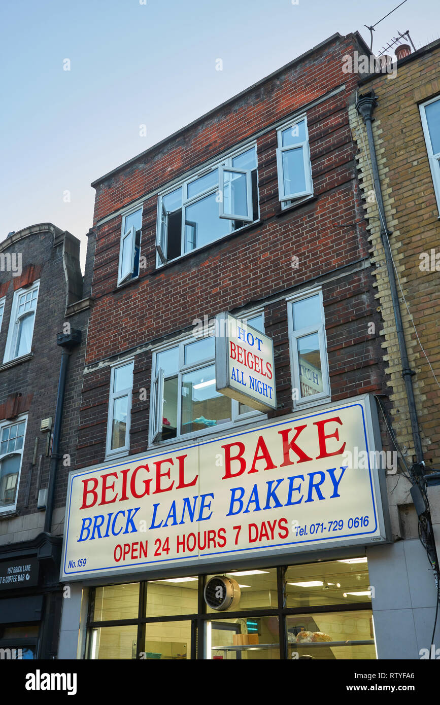 beigel bake brick lane beigel shop london Stock Photo - Alamy