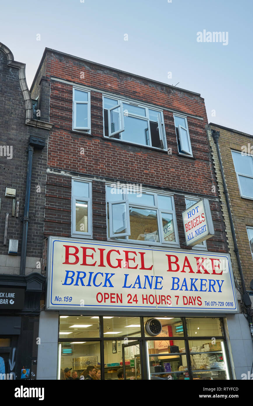 beigel bake brick lane beigel shop london Stock Photo - Alamy