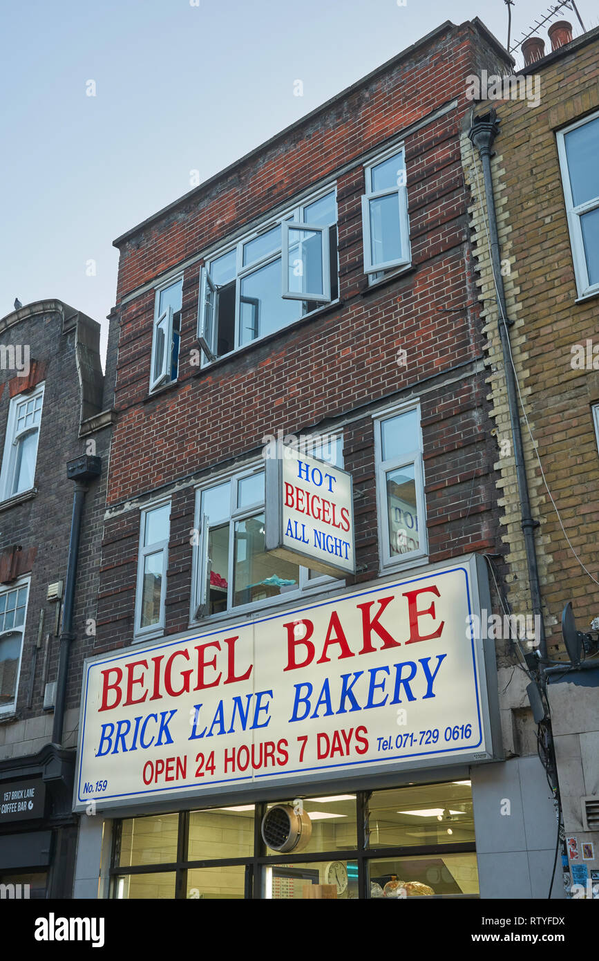 beigel bake brick lane beigel shop london Stock Photo - Alamy