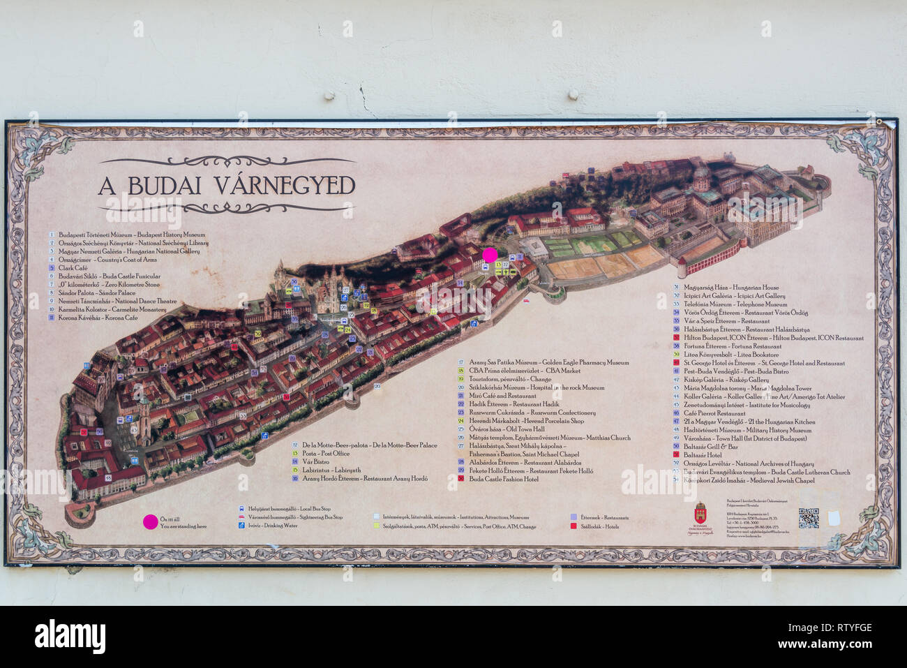 Buda Castle in Hungary and Budapest, at Central Europe Stock Photo - Alamy