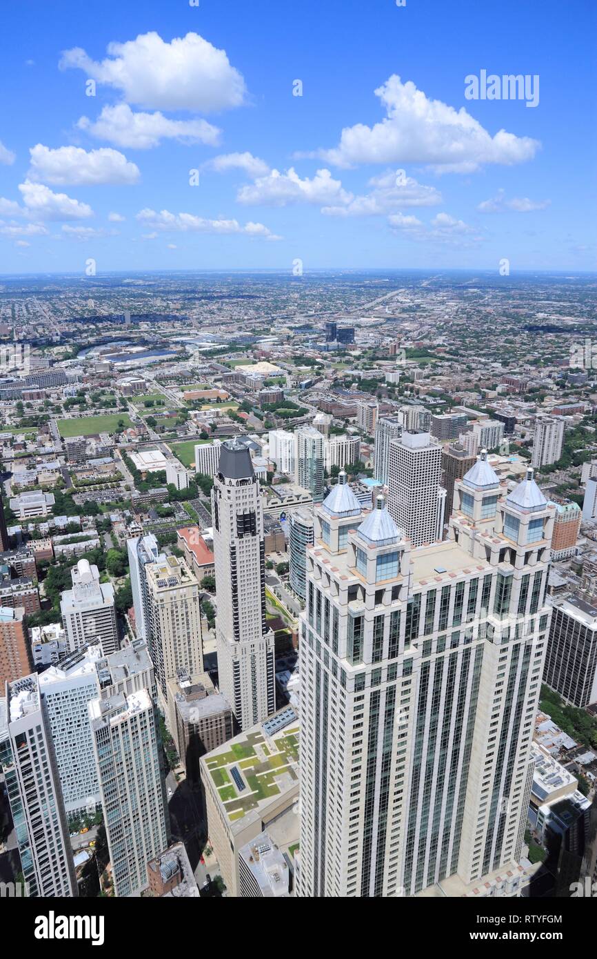 Chicago west side aerial hi-res stock photography and images - Alamy