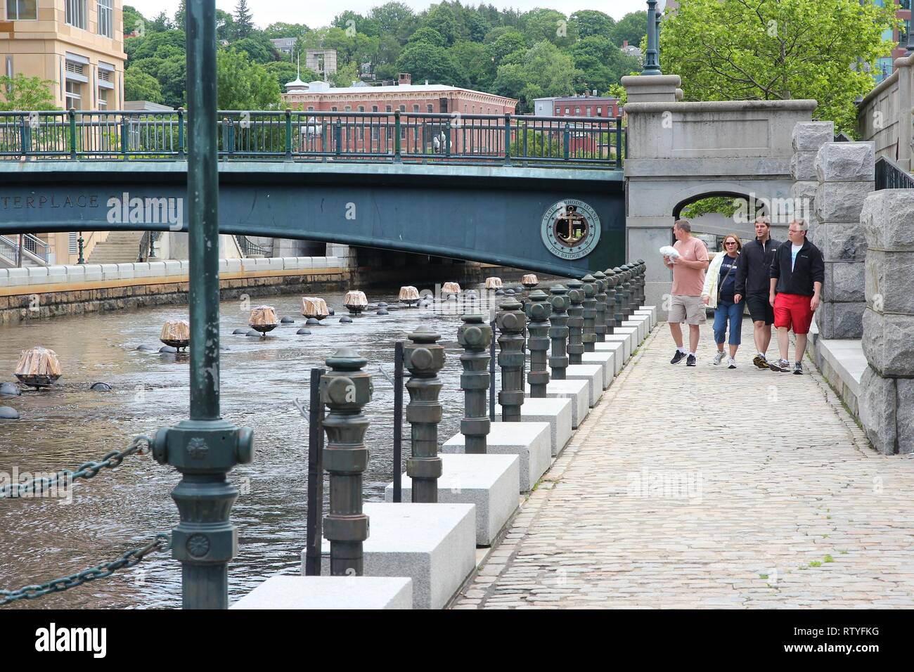 Providence rhode island waterplace park hi-res stock photography and ...