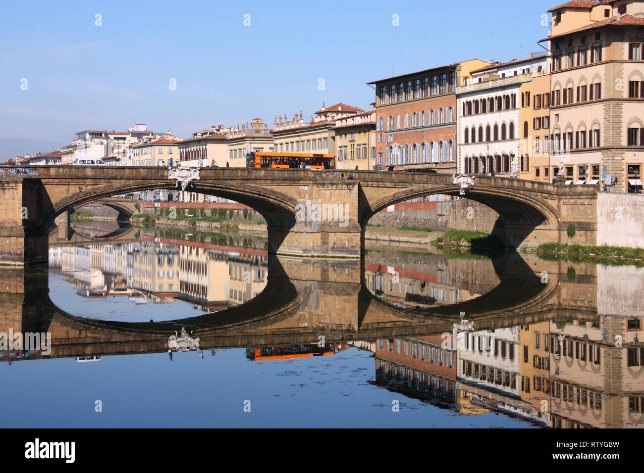 Florence, Italy. Beautiful cityscape with river Arno Stock Photo - Alamy