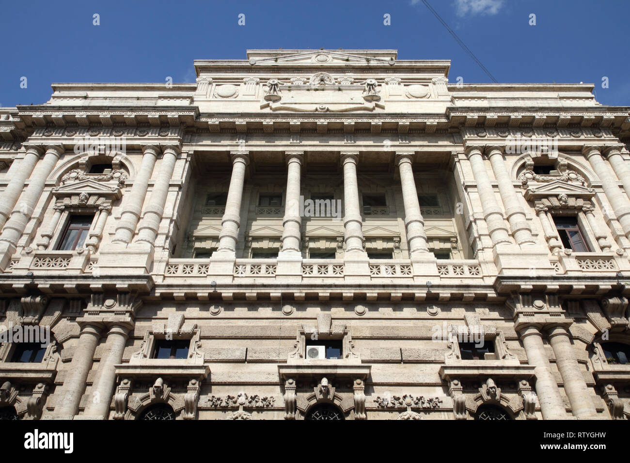 Rome, Italy. Palace of Justice (Palazzo di Giustizia) - courthouse ...