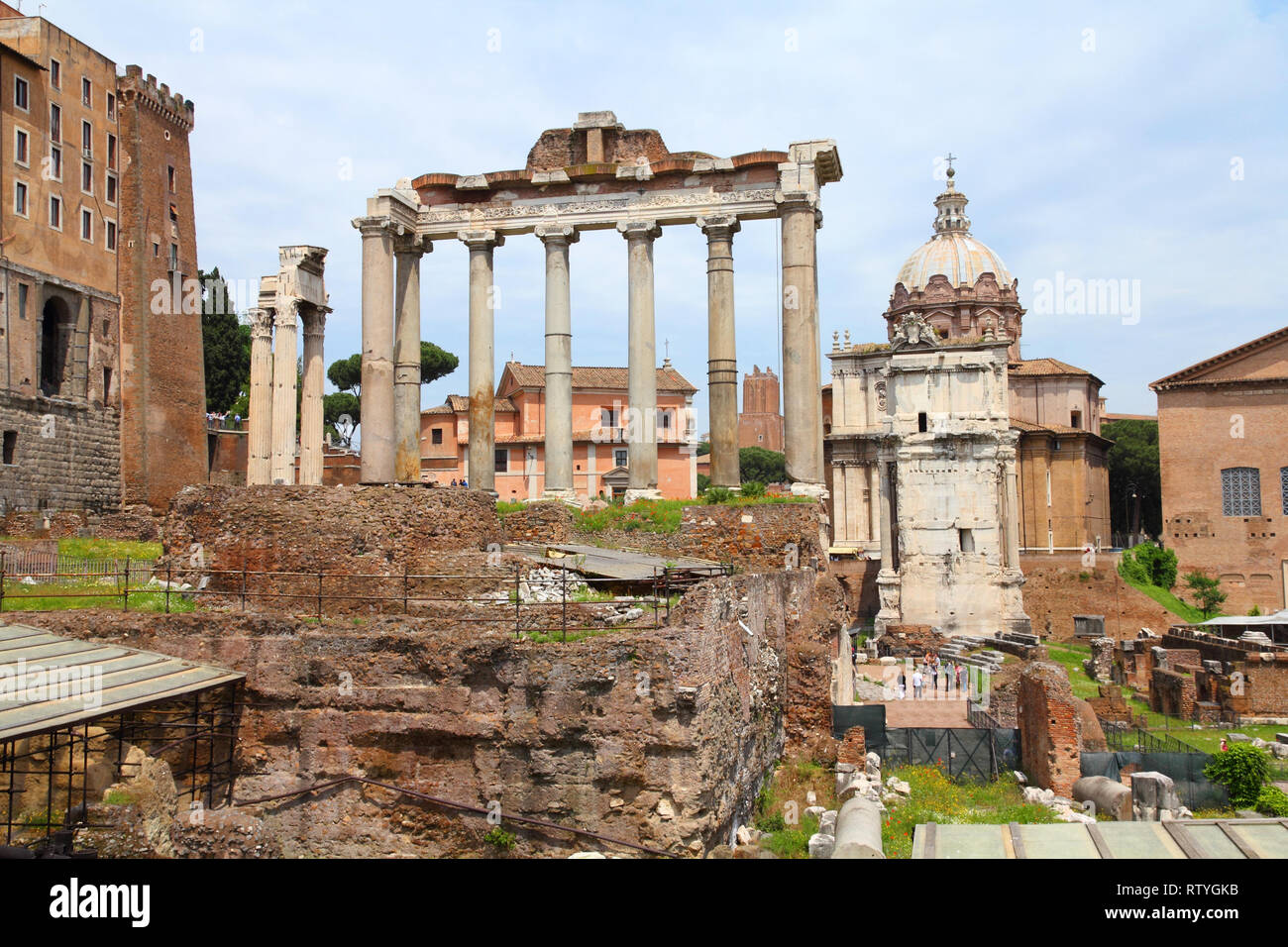 Rome, Italy. One of the most famous landmarks in the world - Roman ...