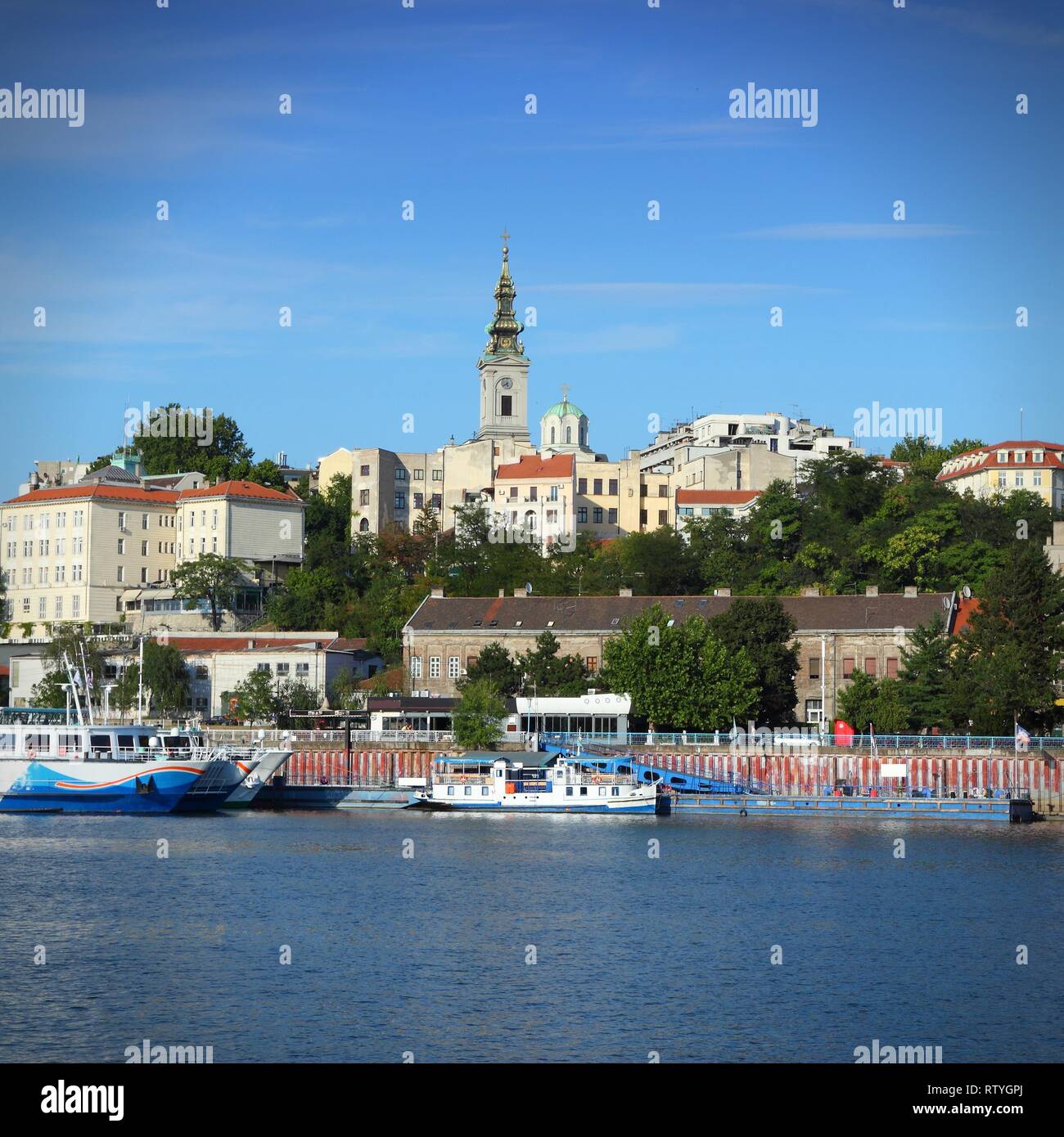 Belgrade, Serbia - capital city view with Sava river Stock Photo - Alamy