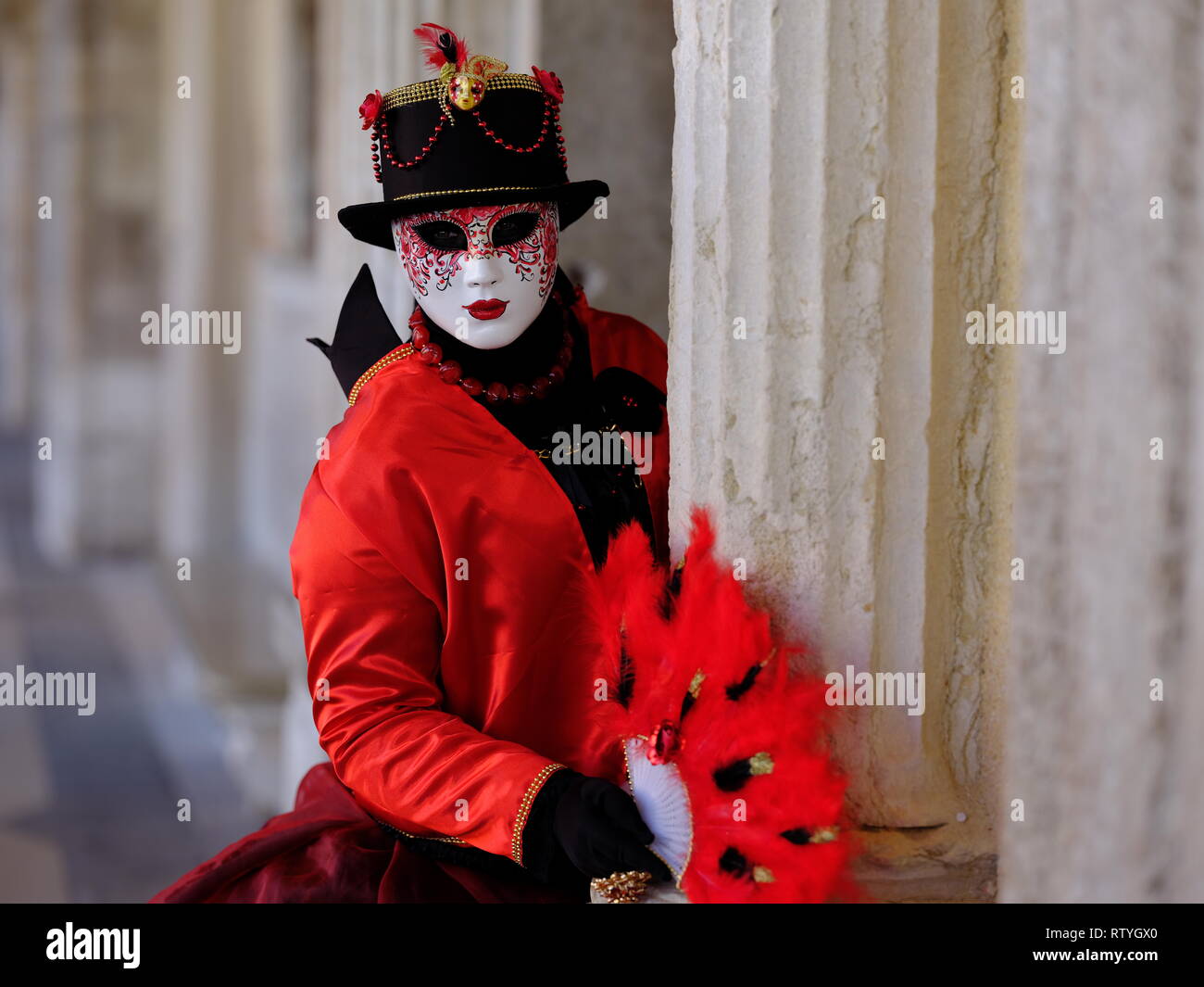 Venice Carnival Mask Festival 2019 Stock Photo - Alamy