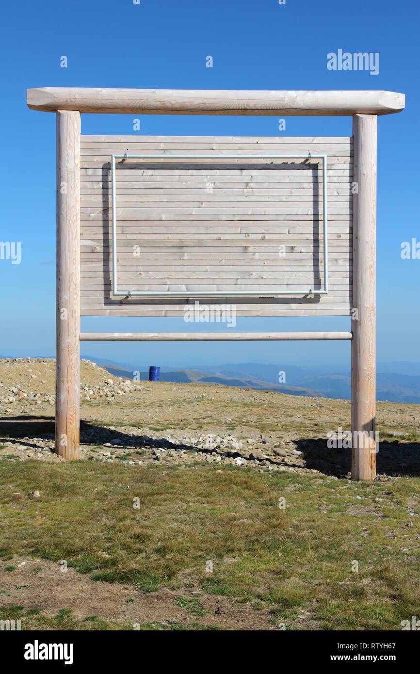 Wooden message board - blank space for your text. Image with copyspace ...