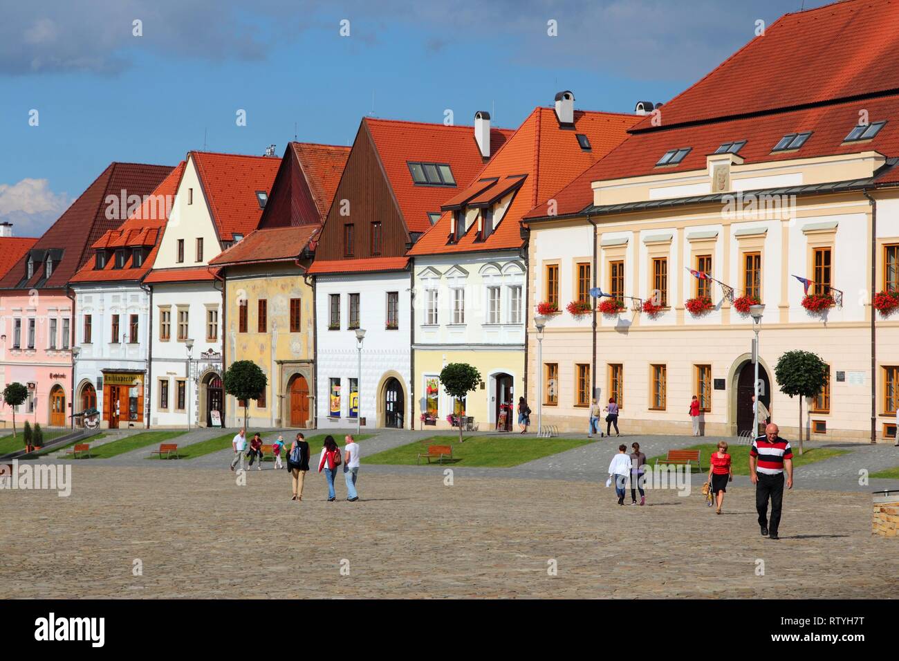Medieval town centre hi-res stock photography and images - Alamy
