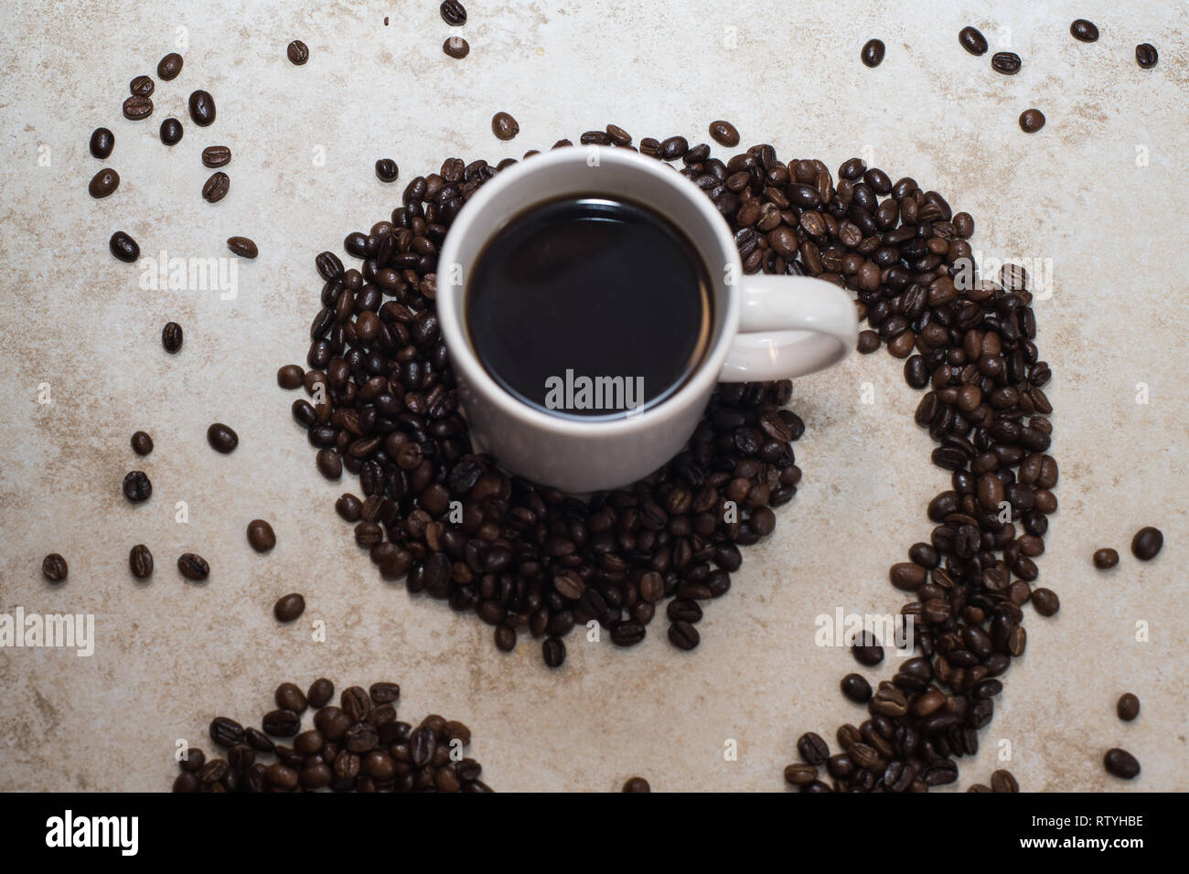 Coffee, Coffee, Coffee Swirls Stock Photo - Alamy