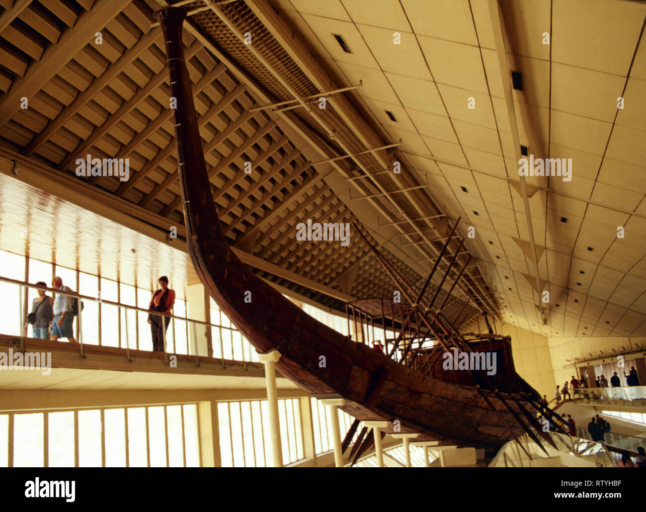 Khufu ship,Giza Solar Boat Museum,Egypt Stock Photo - Alamy
