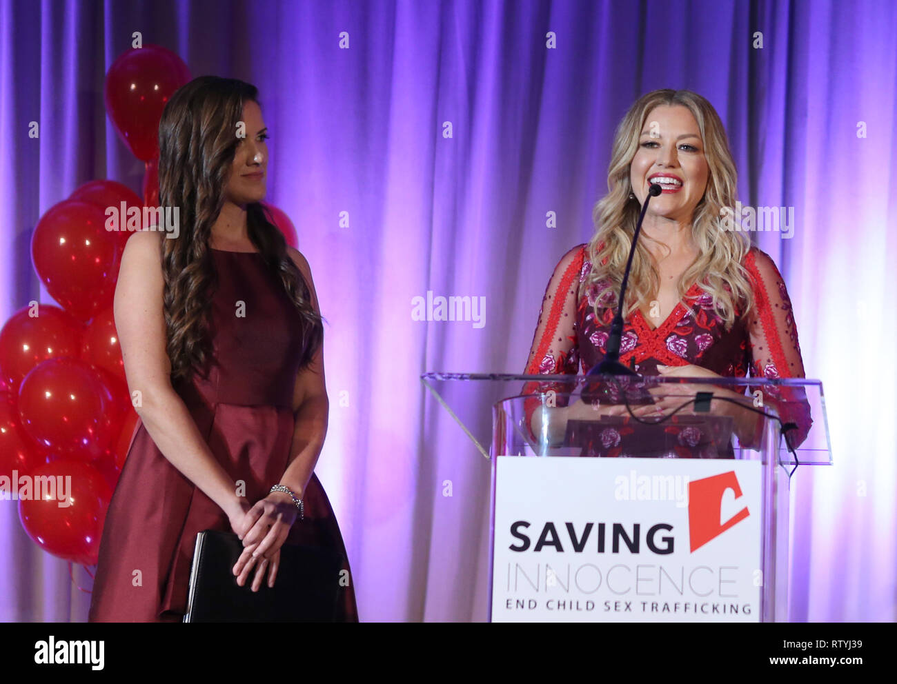 Hollywood, USA - MARCH 2: Amber Davies, Kim Biddle, at 7th Annual ...