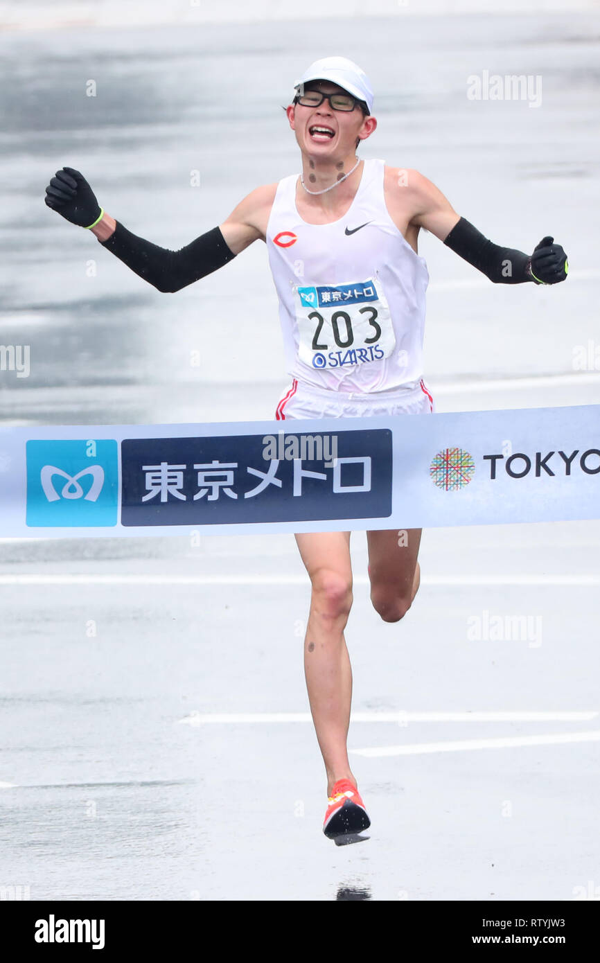 Tokyo, Japan. 3rd Mar, 2019. ? Kensuke Horio (JPN) Marathon : Tokyo ...
