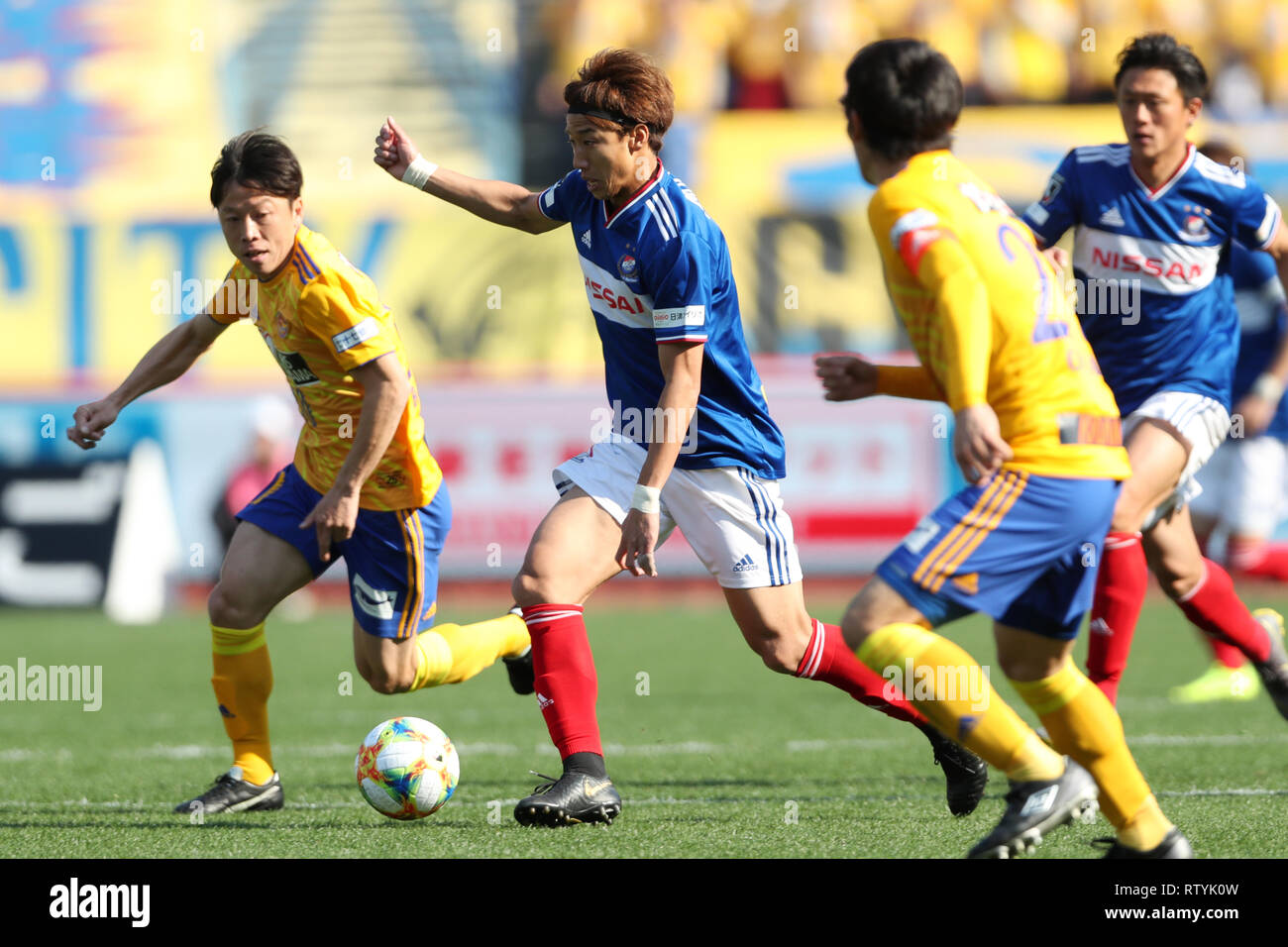 Kanagawa, Japan. 2nd Mar, 2019. Yuki Otsu (F Marinos) Football/Soccer : 2019 J1 League match ...