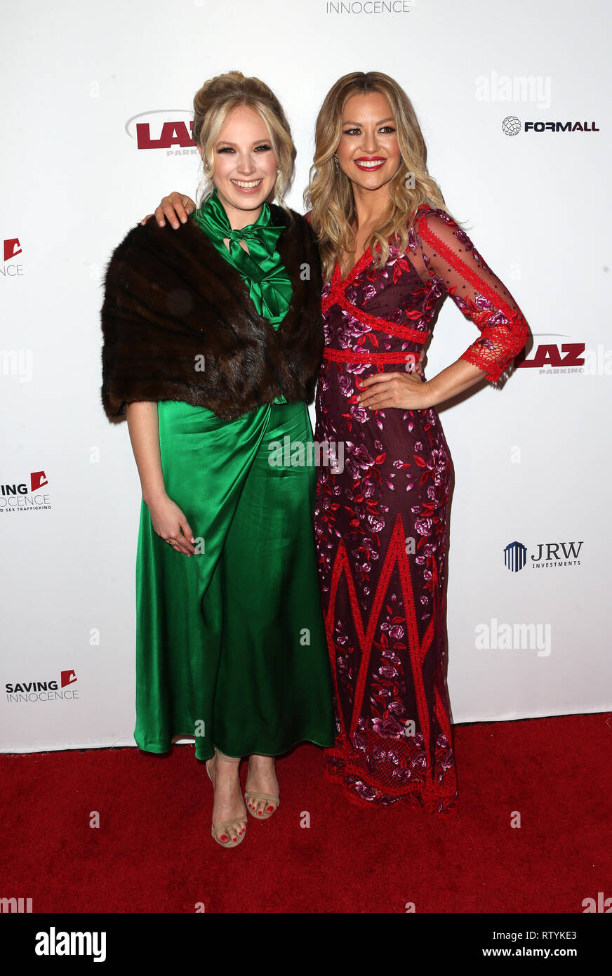 Hollywood, USA. 2nd Mar, 2019. Allison Trowbridge, Kim Biddle, at 7th ...