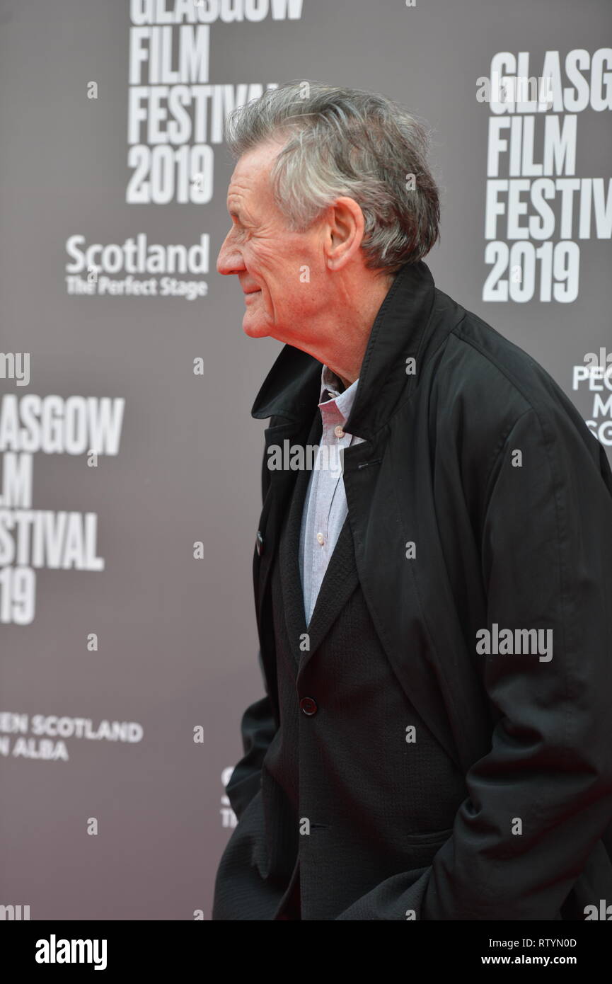 Glasgow, UK. 3 March 2019. Michael Palin on the Red carpet at the ...