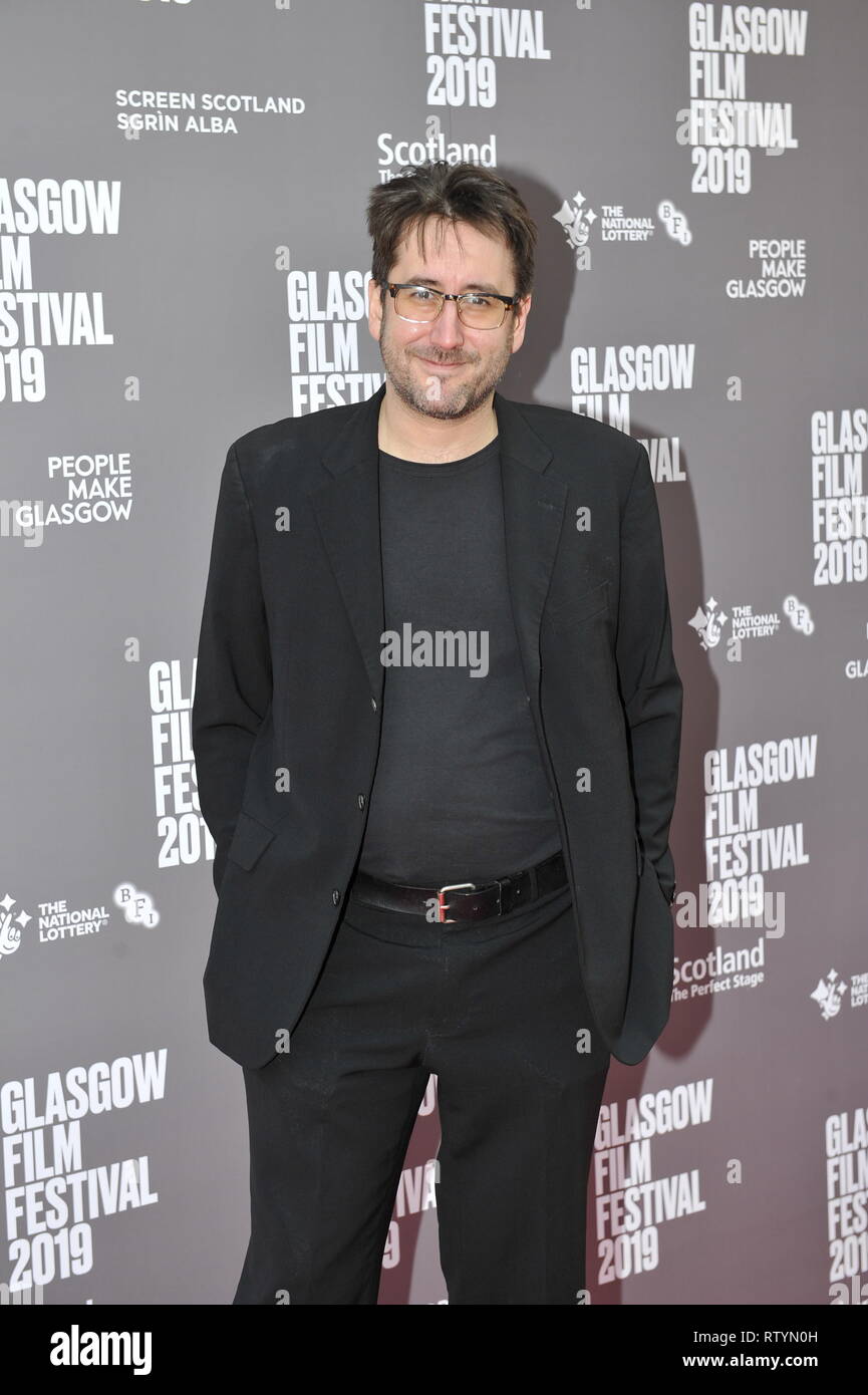 Glasgow, UK. 3 March 2019. Robbie Fraser on the Red carpet at the ...