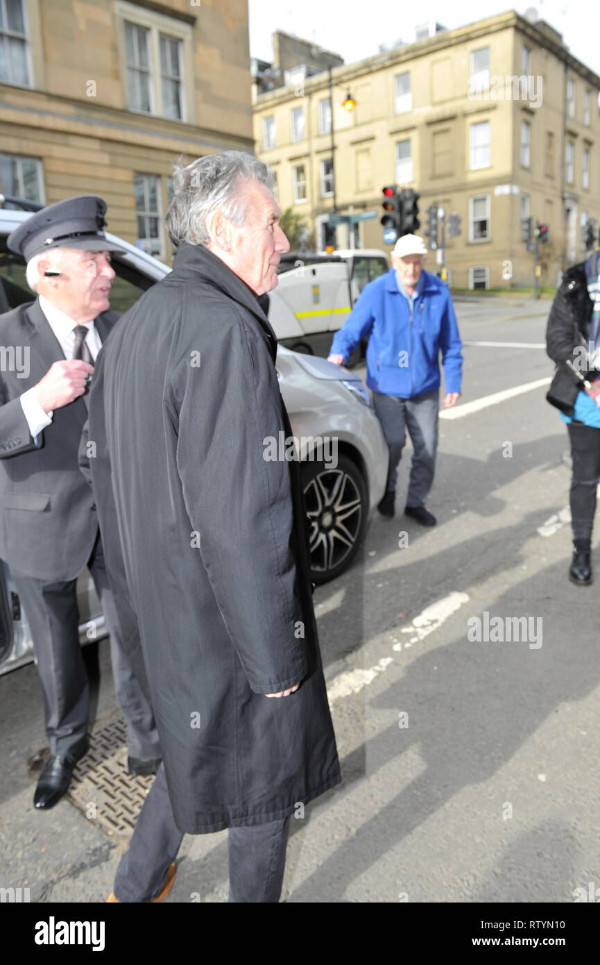 Glasgow, UK. 3 March 2019. Michael Palin on the Red carpet at the ...