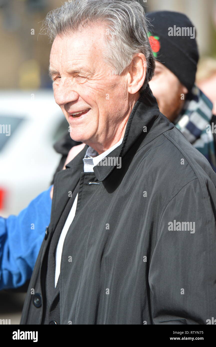 Glasgow, UK. 3 March 2019. Michael Palin on the Red carpet at the ...