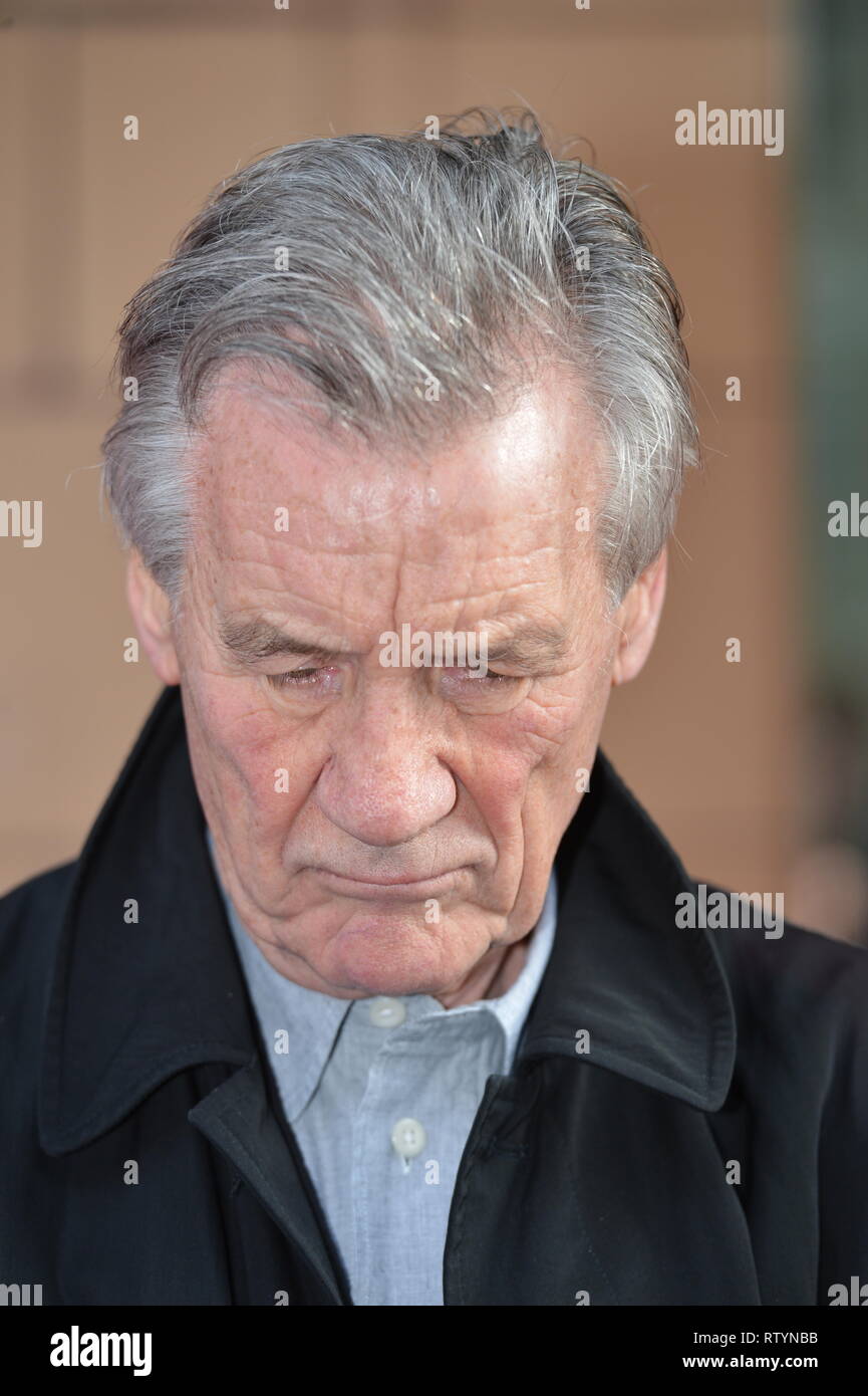 Glasgow, UK. 3 March 2019. Michael Palin on the Red carpet at the ...