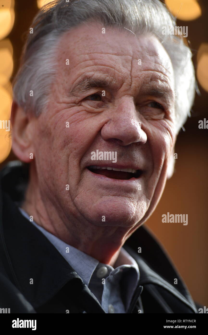 Glasgow, UK. 3 March 2019. Michael Palin on the Red carpet at the ...