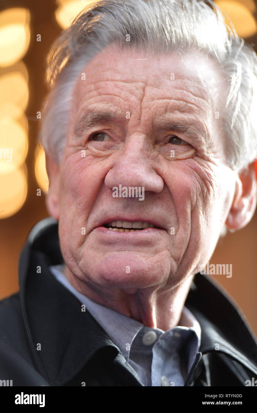 Glasgow, UK. 3 March 2019. Michael Palin on the Red carpet at the ...