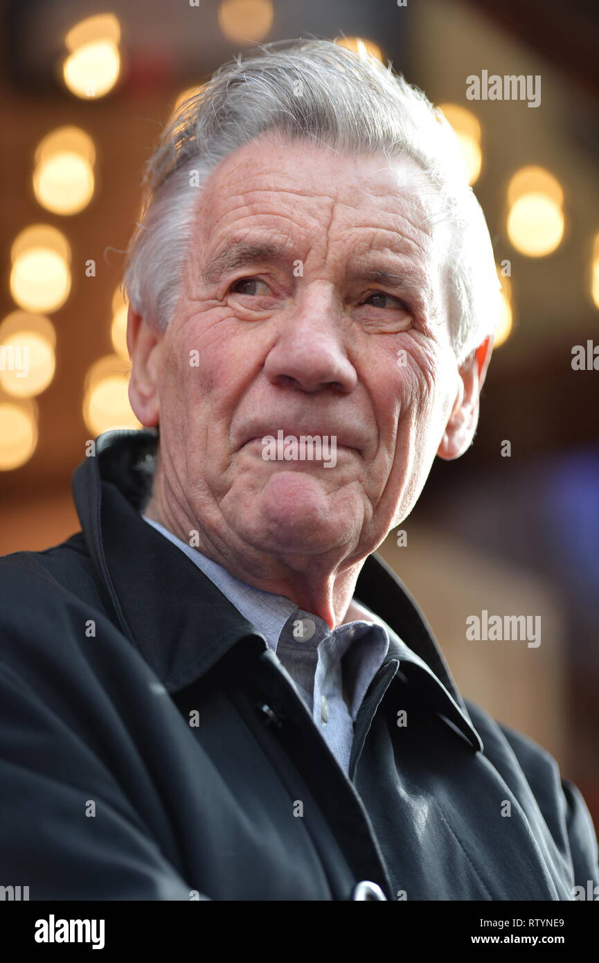 Glasgow, UK. 3 March 2019. Michael Palin on the Red carpet at the ...