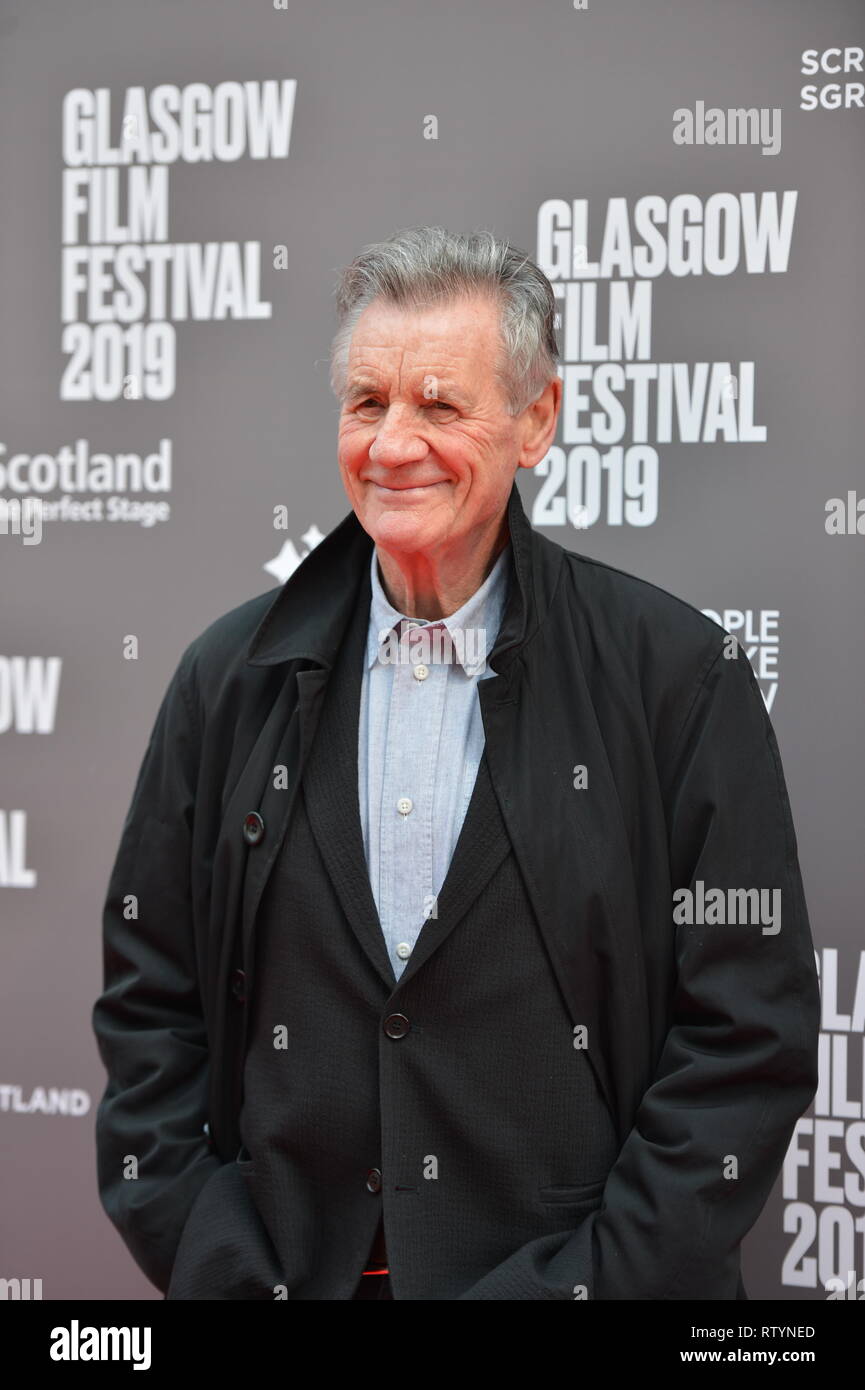 Glasgow, UK. 3 March 2019. Michael Palin on the Red carpet at the ...