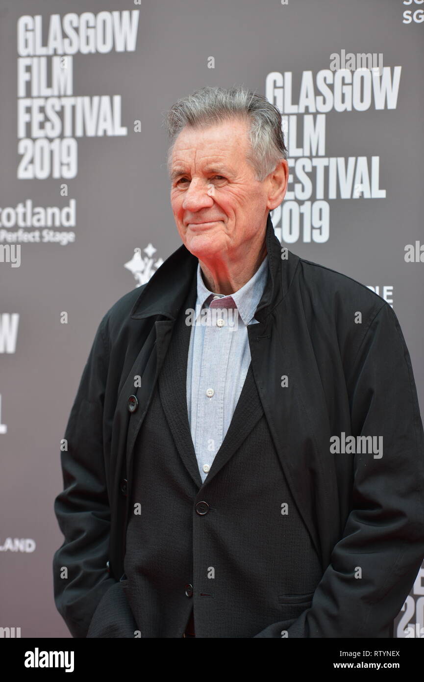Glasgow, UK. 3 March 2019. Michael Palin on the Red carpet at the ...